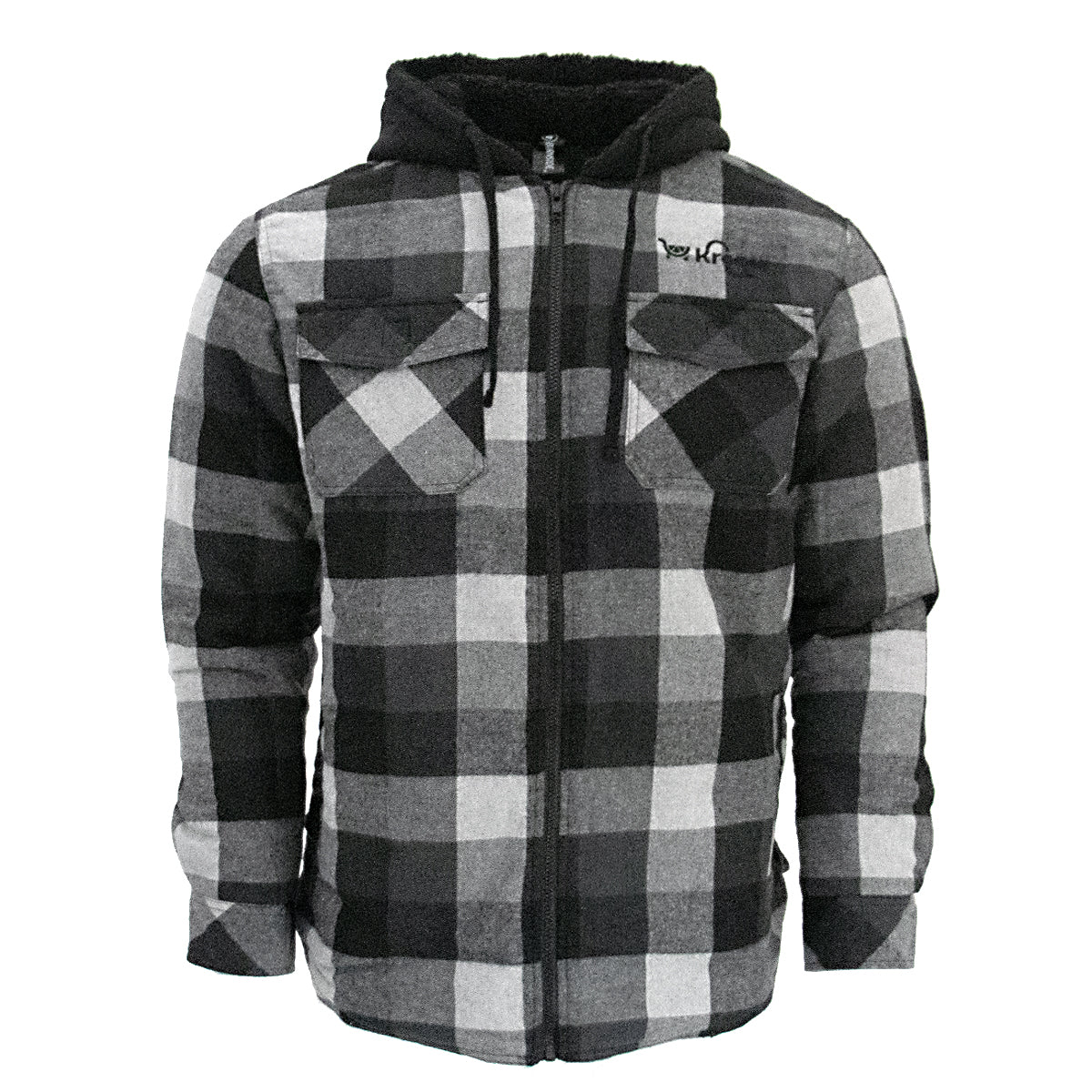 KMD-165 | Burnside Quilted Flannel Hooded Jacket – Kroger Michigan Rewards