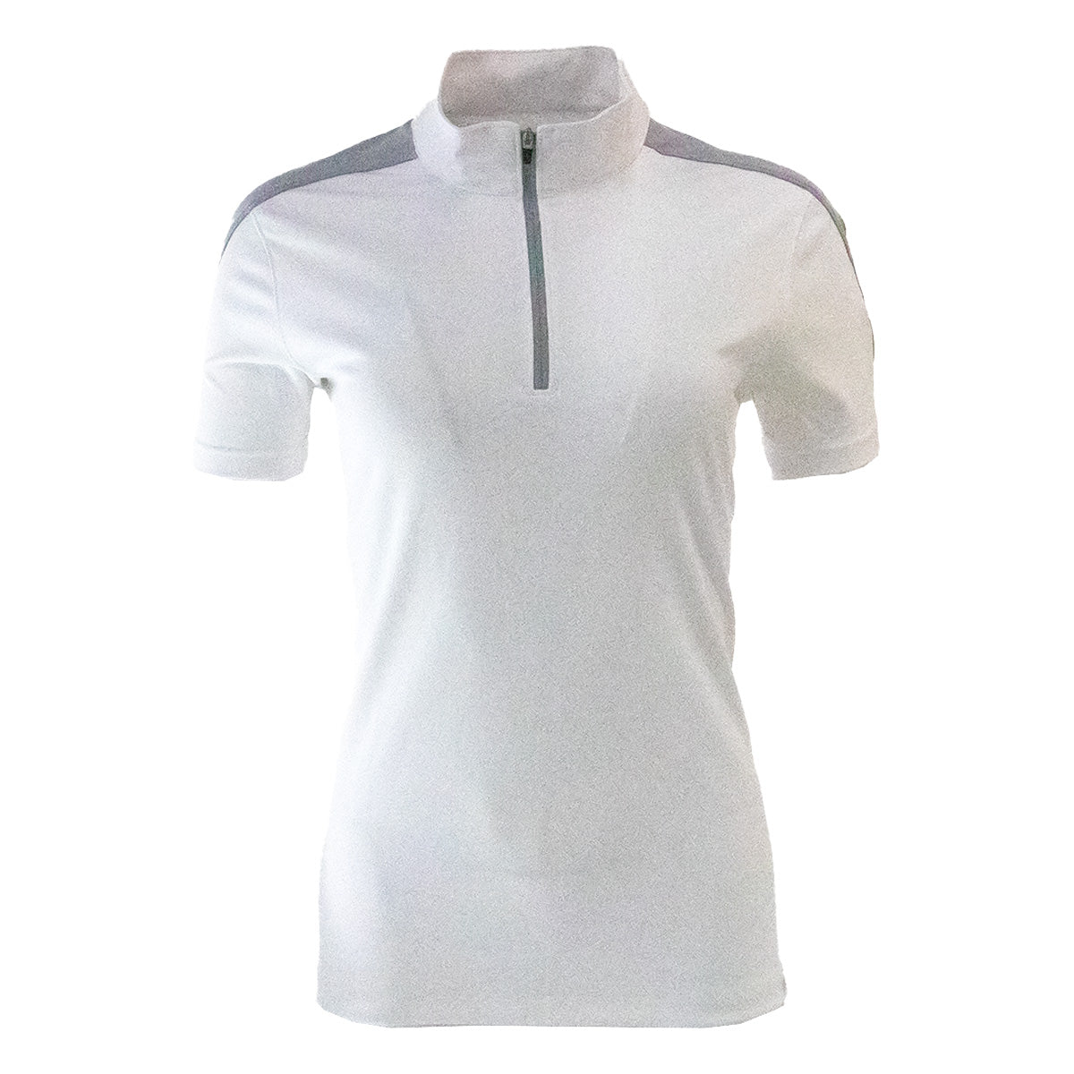 KMD-189 | Women's Activator Polo - White and Light Gray Heather ...